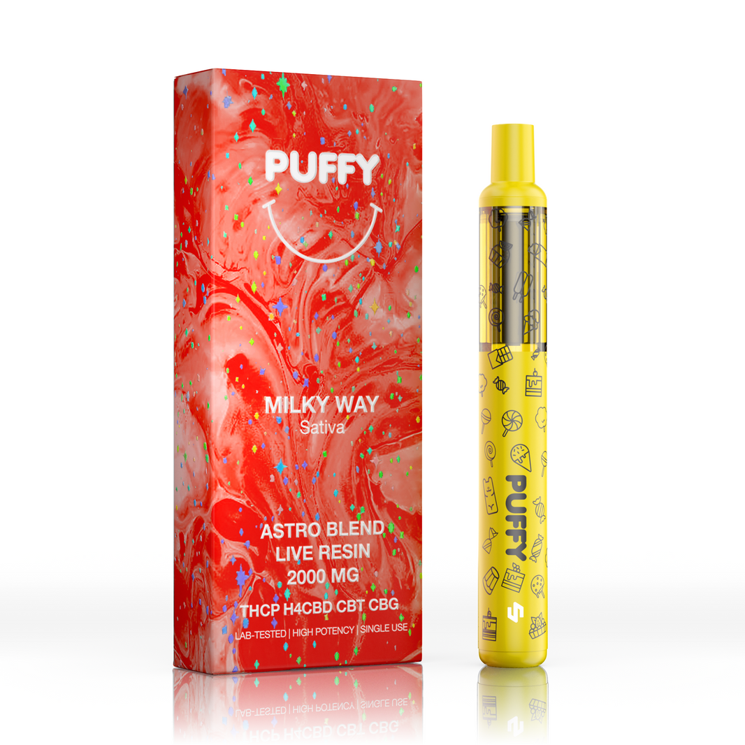 Puff THC ☁️ Tous nos Vape Pens Jetables au D9-THC – Puffy
